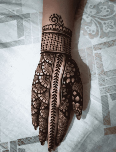 Top 10 Simple Front Hand Mehendi Designs | Wedding Vyapar