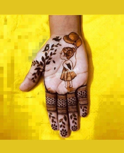 8 Mehendi Designs For Kids - Cute Designs For Children | Wedding Vyapar