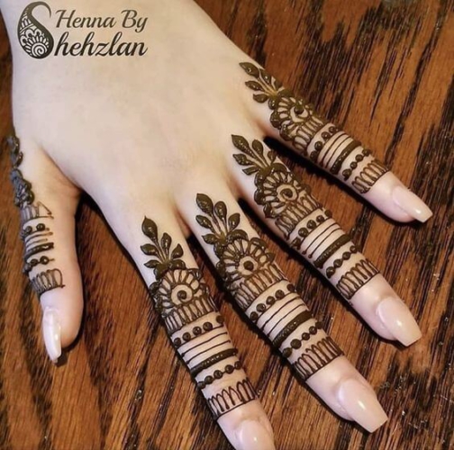 10 Simple Finger Mehendi Designs | Wedding Vyapar