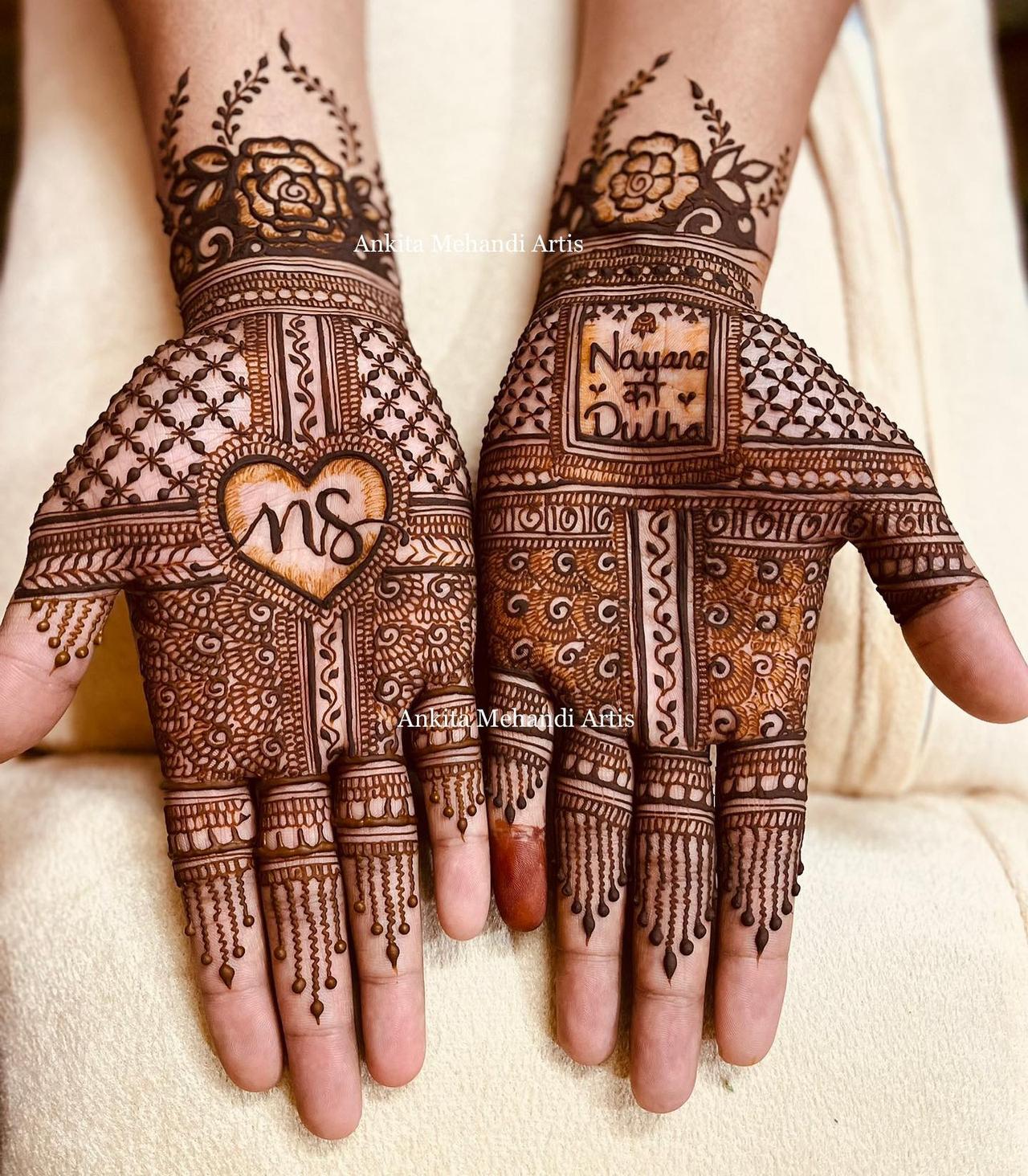 Best 8 Mehendi Designs For Grooms - WeddingVyapar